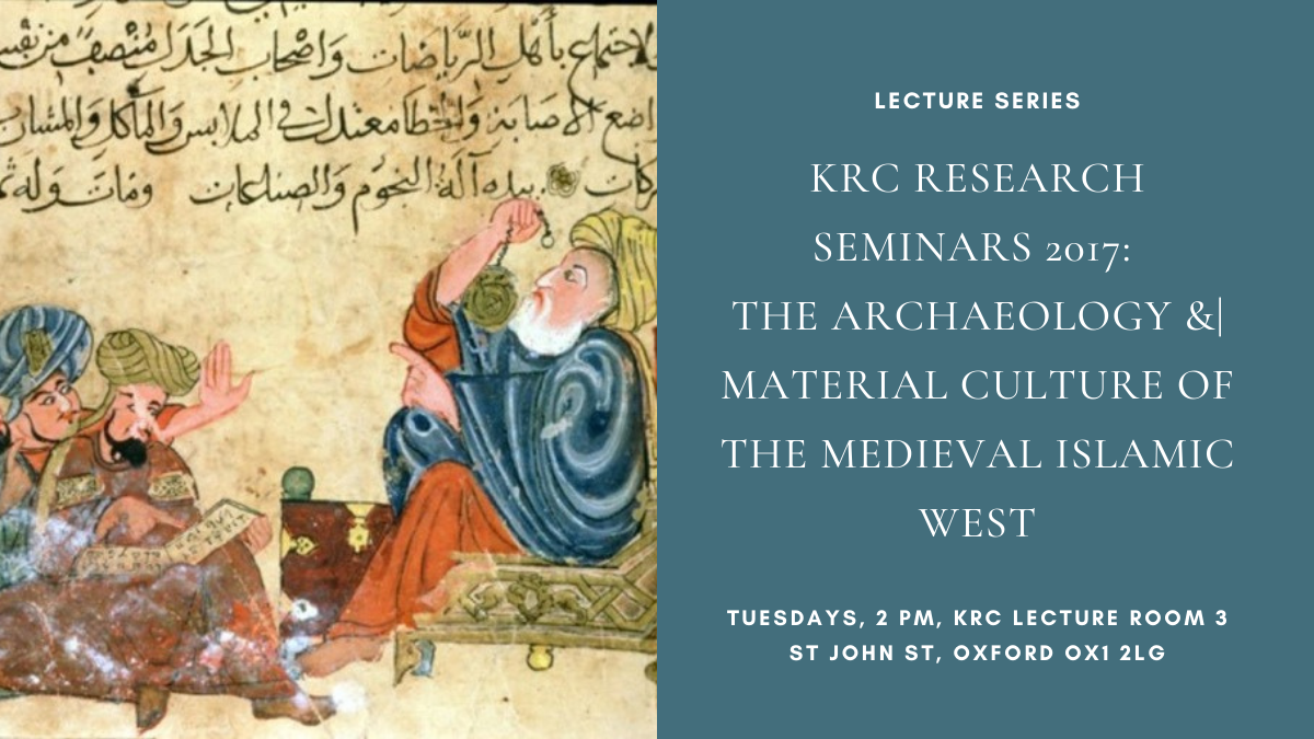 Seminar Series: KRC Research Seminars: The Archaeology and Material ...