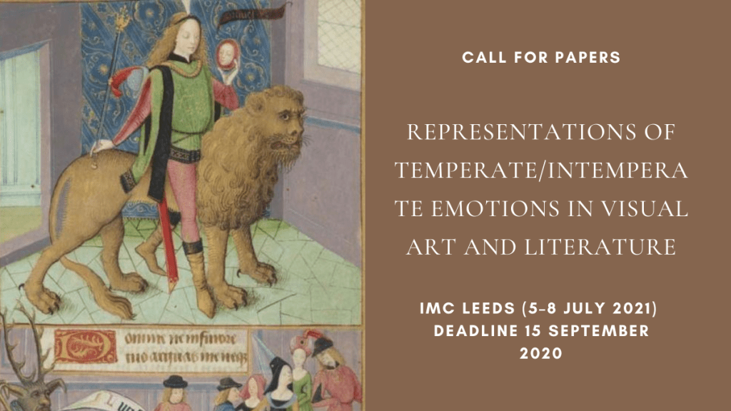 CPF: ‘Representations of Temperate/Intemperate Emotions in Visual Art ...