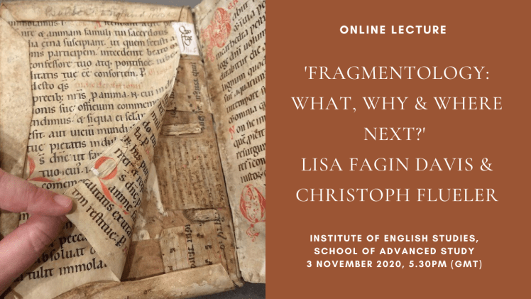 Online Lecture: ‘Fragmentology: what, why and where next?’ Lisa Fagin ...