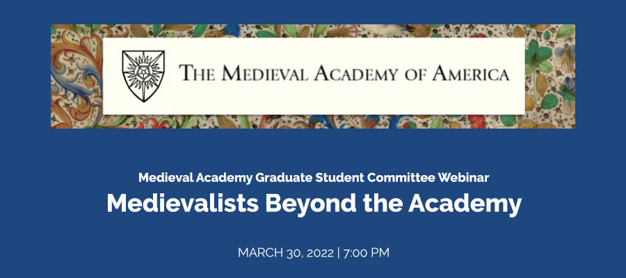 Seminar: ‘Medievalists Beyond the Academy’, Medieval Academy of ...