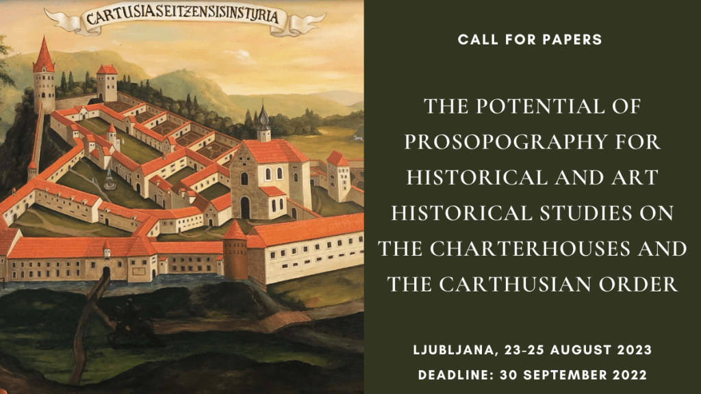 Call for Papers: The Potential of Prosopography for Historical and Art ...
