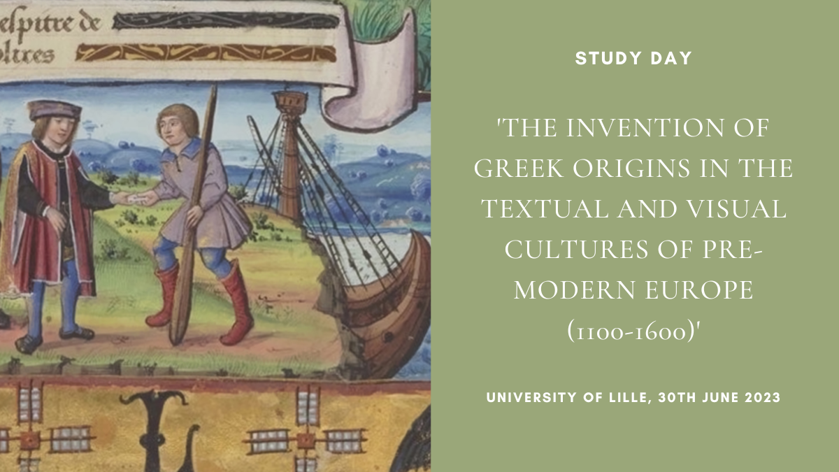 Study day: ‘The Invention of Greek origins in the textual and visual ...
