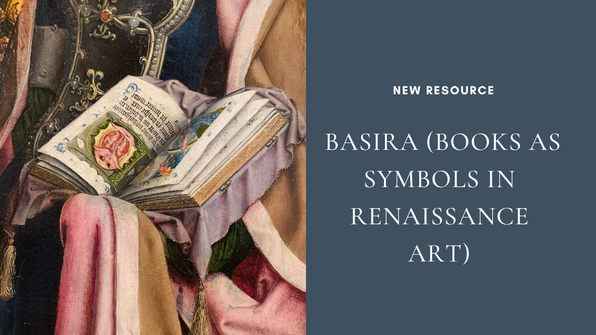 New Resource: BASIRA (Books as Symbols in Renaissance Art) – Medieval ...