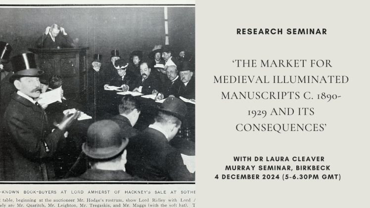 Murray Seminar: ‘The Market for Medieval Illuminated Manuscripts c ...