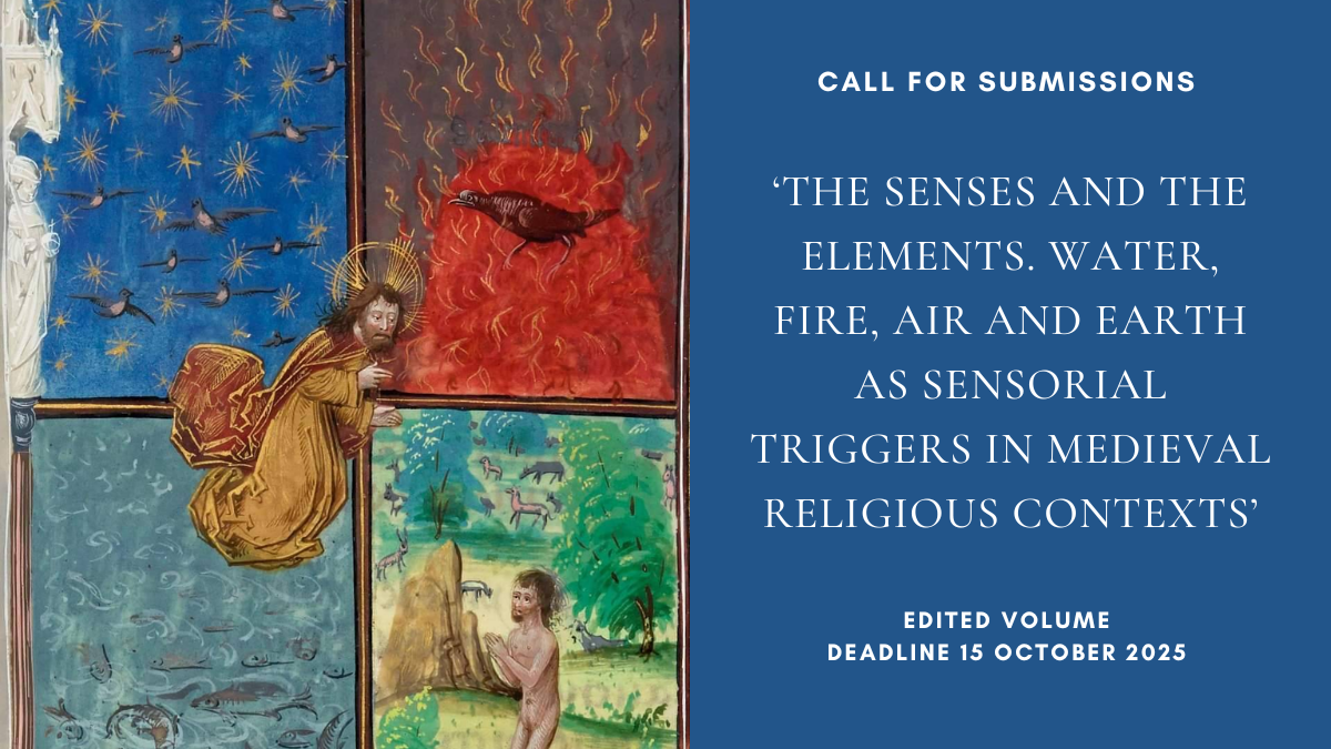 Call for submissions: Edited Volume: ‘The Senses and the Elements ...
